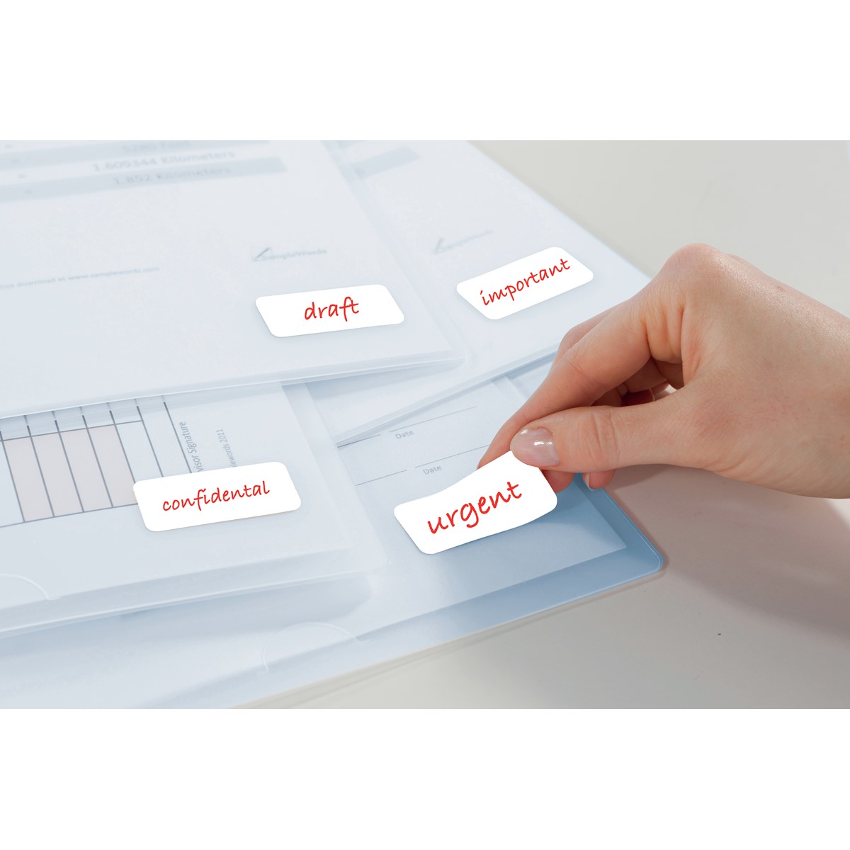 Avery Zweckform 3398 Vielzweck-Etiketten, 38 x 14 mm, weiß