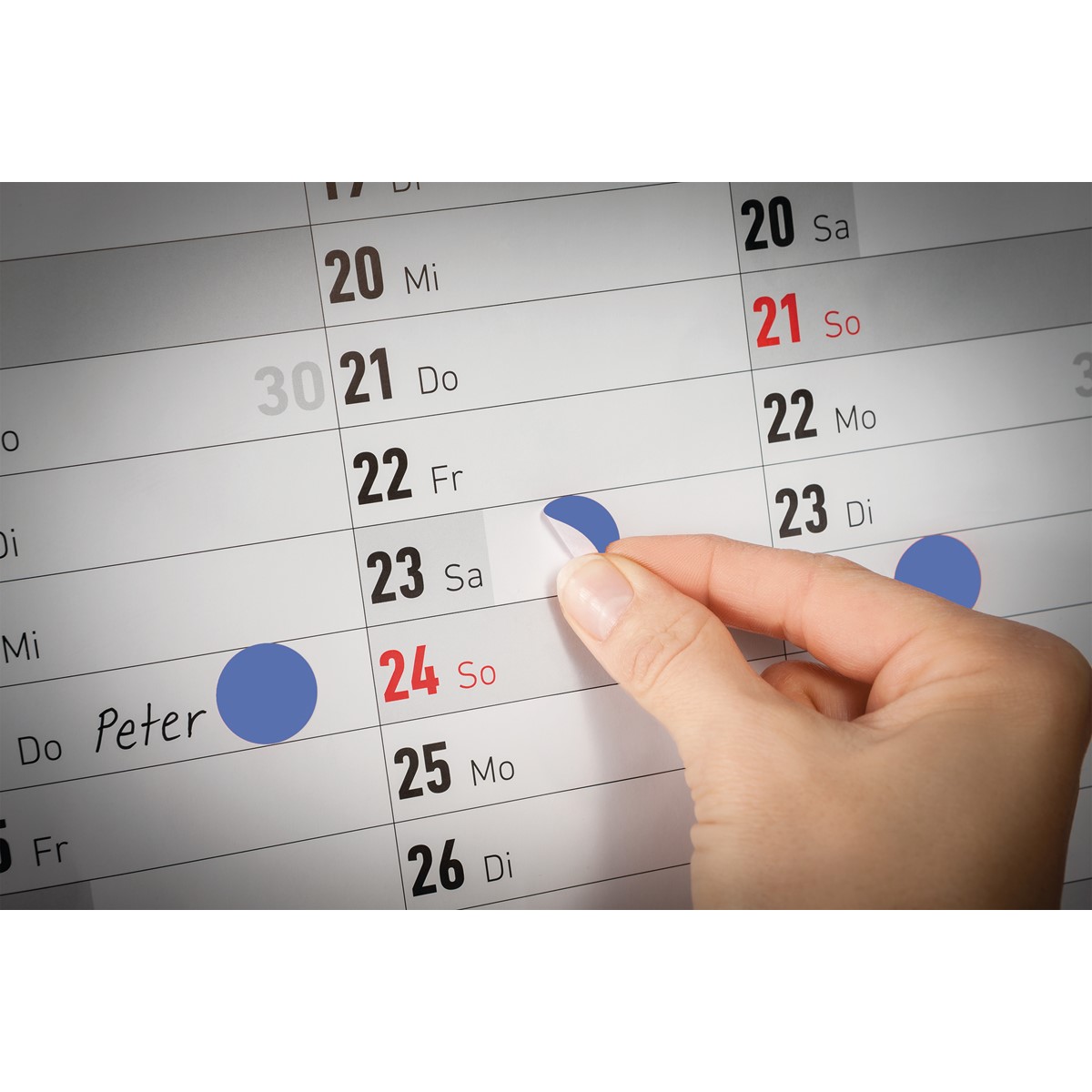 Avery Zweckform 3596 Markierungspunkte wiederablösbar, Ø 18 mm