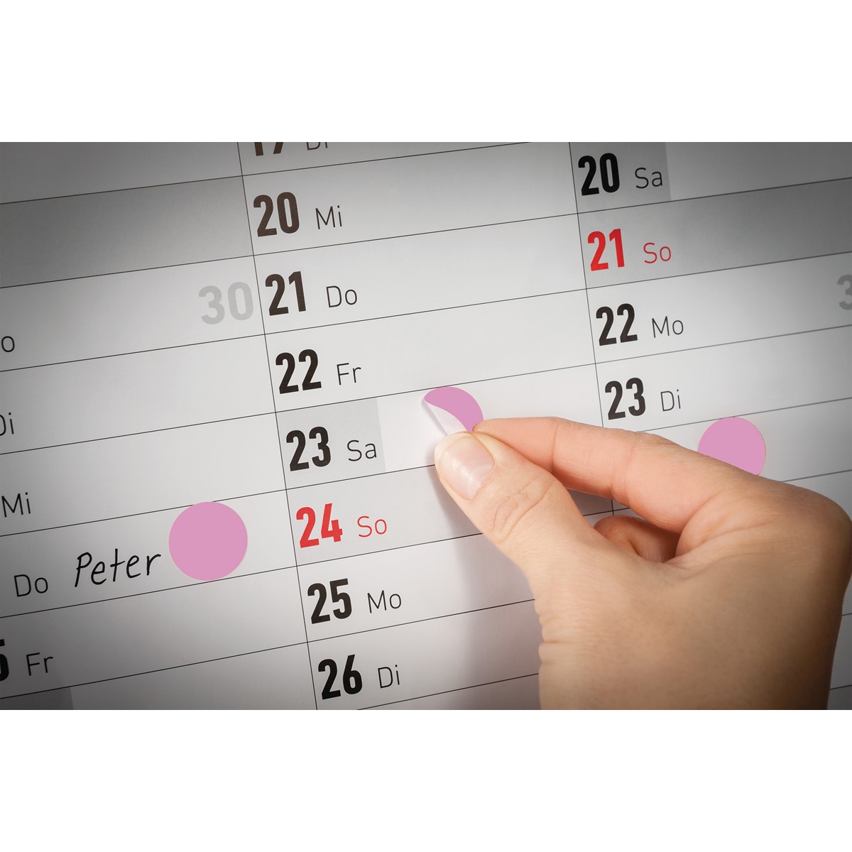 Avery Zweckform 3599 Markierungspunkte wiederablösbar, Ø 18 mm