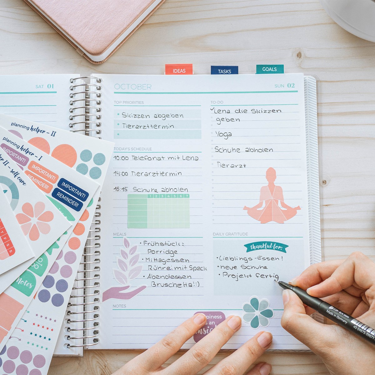 Avery Zweckform 51062 Papier Sticker "Tracker & Orga Set", matt