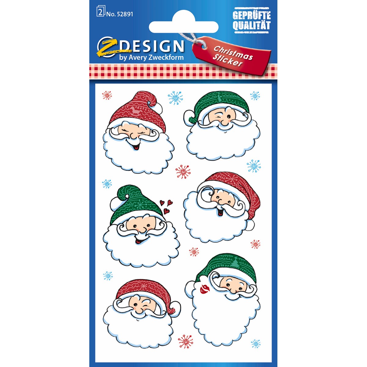 Z-Design 52891 Papier Sticker "Nikolaus Widmung"