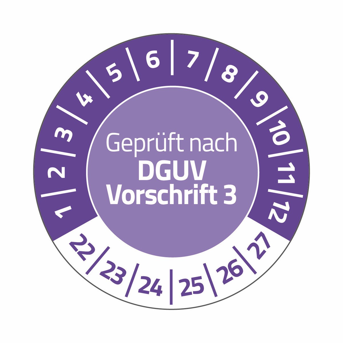 Avery Zweckform 6975-2022 Prüfplaketten "Geprüft nach DGUV Vorschrift 3"