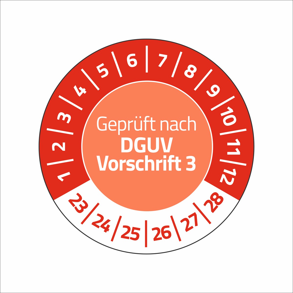 Avery Zweckform 6976-2023 Prüfplaketten "Geprüft nach DGUV Vorschrift 3"
