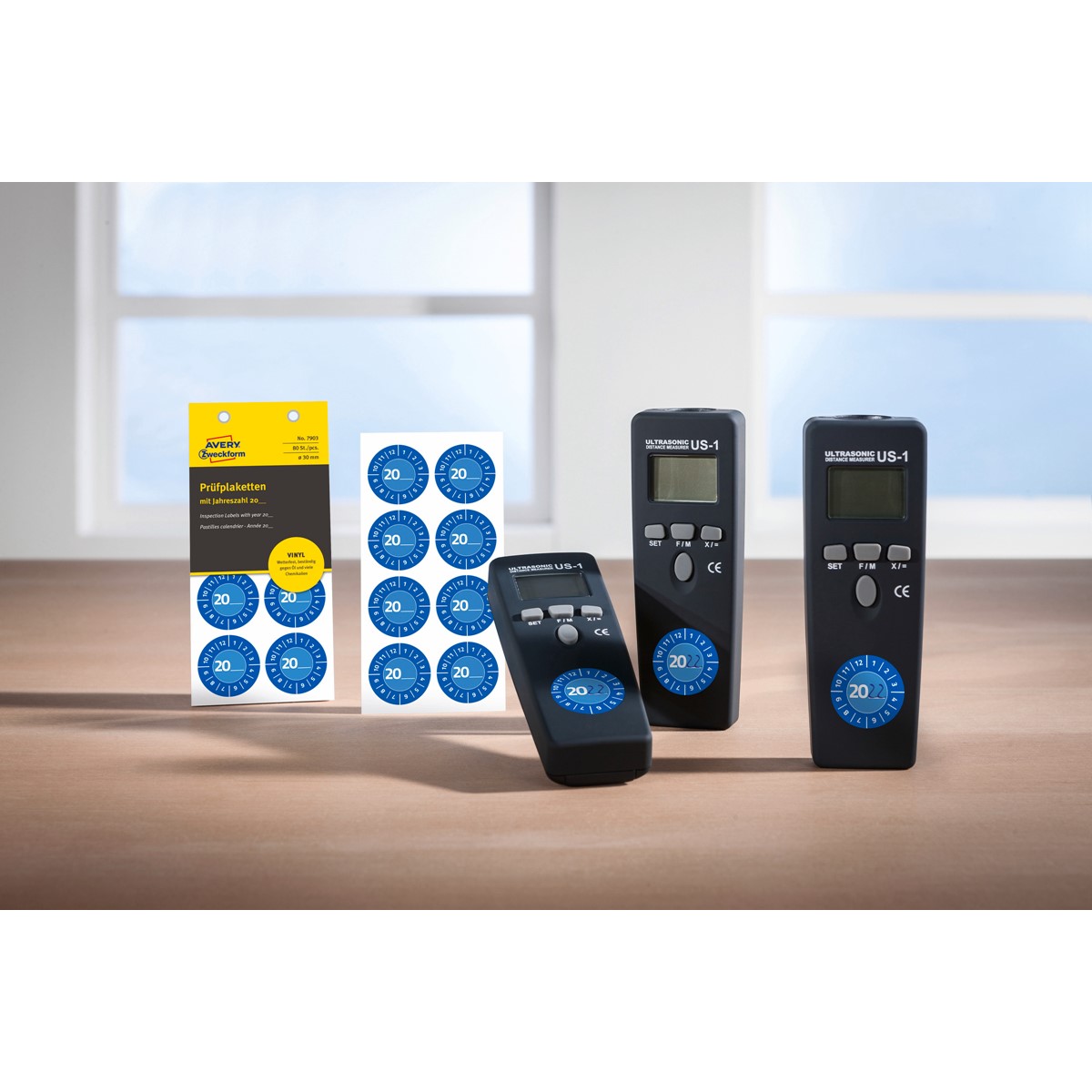 Avery Zweckform 7903 Prüfplaketten Jahreszahl 20__, Ø 30 mm
