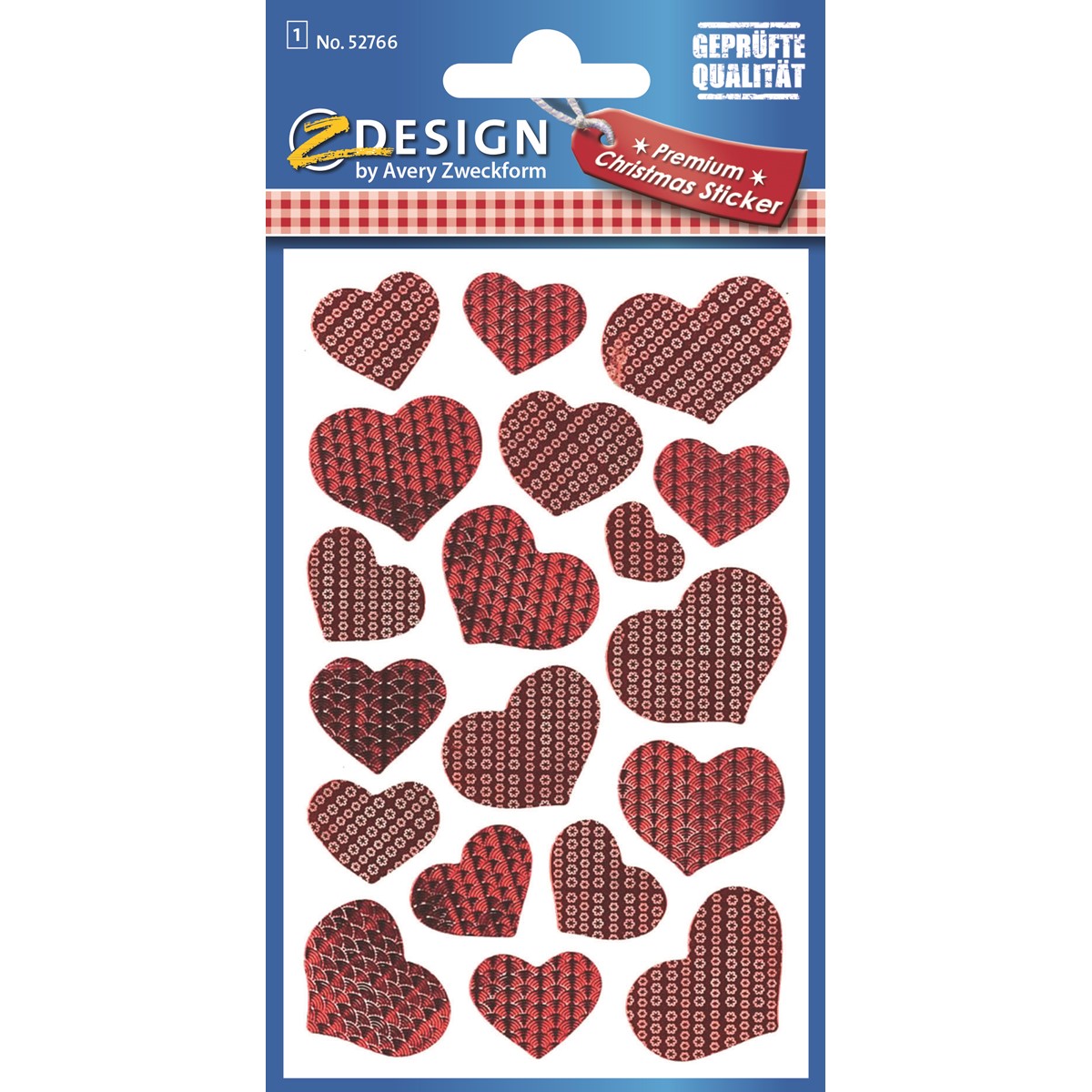 Z-Design 52766 Glamour Sticker transparente Sterne