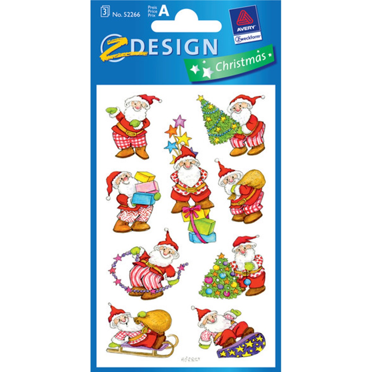 Z-Design 52266 Papier Sticker "Nikolaus"