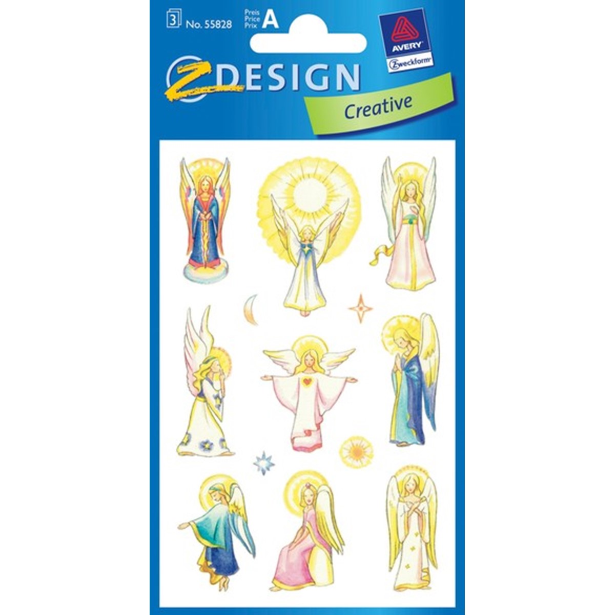 Z-Design 55828 Deco Sticker, Engel